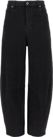 Self Portrait Femme, Jeans, Noir, Taille: W27 Jean Jambe Courbée