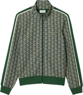 Lacoste Homme, Sweatshirts et sweats &agrave; capuche, Vert, Taille: XL Paris Zip-Up SweaT-shirt