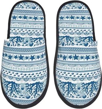 Generic M&eacute;duses Sous-Marines Unisexe Slippers Respirantes Chaussures De Maison Antid&eacute;rapantes Chaussons Pour Int&eacute;rieur Automne Maison L