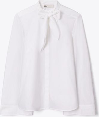 Tory Burch Damen Tunika aus Baumwolle mit Schleife