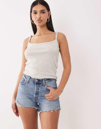 Levi's 501 Hourglass - Jeansshorts in Mittelblau