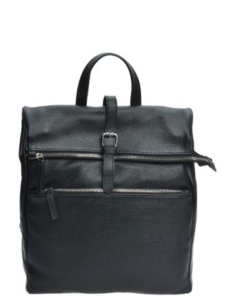 Anna Luchini Schwarz Rindsledertasche