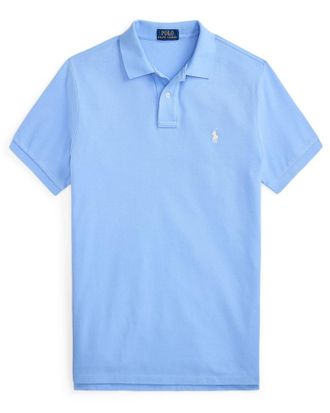 Ralph Lauren Piqu&eacute;-Poloshirt mit Logo-Stickerei, Custom Slim Fit in