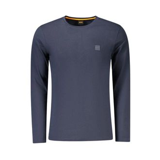 HUGO BOSS Langarm-T-Shirt - - Tops - Herren - Blau - L
