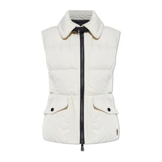 Moncler Performance & Style Ski Weste - - Jackets - Damen - Beige - S