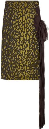 Ferragamo Femme, Jupes, Multicolore, Taille: 36 FR Jupe Midi