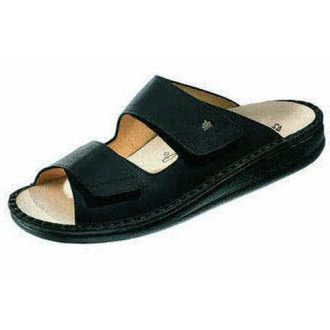 Finn Comfort Wildleder-Slider - - Shoes - Herren - Schwarzk - 40 EU