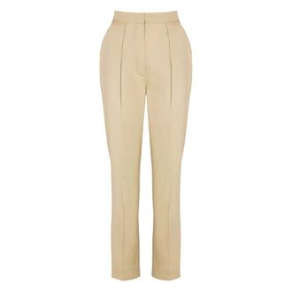 Balmain Cropped Hosen - - Trousers - Damen - Beige - S