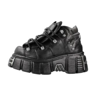 New Rock Stilvolle Schn&uuml;rstiefel - - Shoes - Damen - Schwarzk - 36 EU