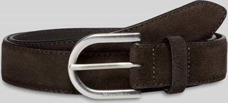 Marc O'Polo G&uuml;rtel aus Rindsvelours mit Metallschlie&szlig;e