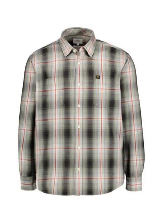 Camel Active Herren Hemd gr&uuml;n kariert