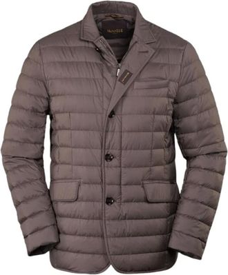 Moorer Homme, Vestes, Brun, Taille: L Veste Classique Trois Boutons Duvet