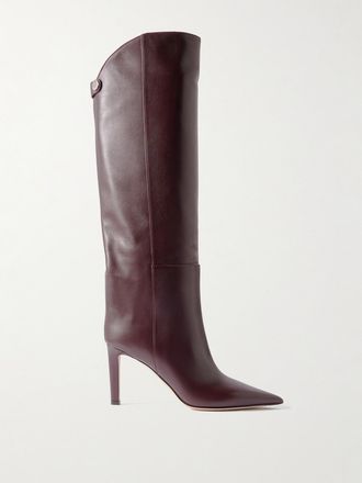 Jimmy Choo London Bottes En Cuir Alizze 85 - Bordeaux