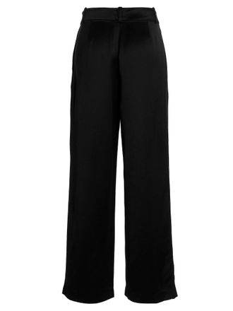 Co Front Pleated Trousers - Black