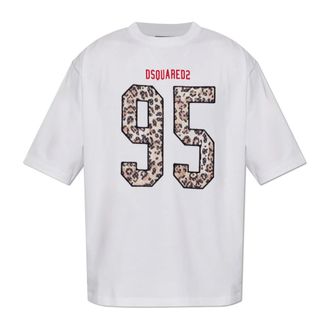 Dsquared2 Logo T-shirt - - Tops - Herren - Wei&szlig; - L