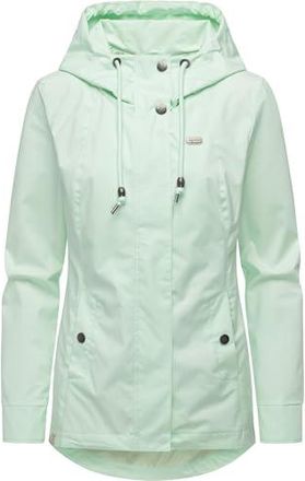 Ragwear Alvena Summer YOUMODO XS &agrave; 6XL Veste demi-saison ultra l&eacute;g&egrave;re, respirante et imperm&eacute;able, pour femme, avec capuche r&eacute;glable, menthe, 4XL