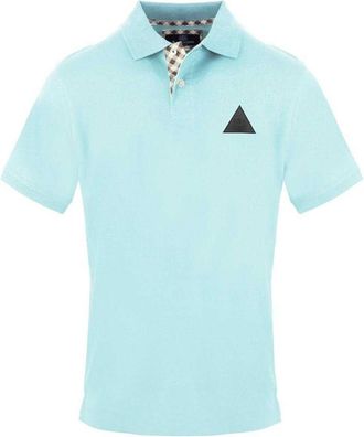 Aquascutum Poloshirt f&uuml;r Herren (Himmelblau Gewaschen)