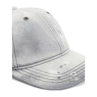 Our Legacy A2268BOC Washed Cotton-Blend Baseball Cap - Gray