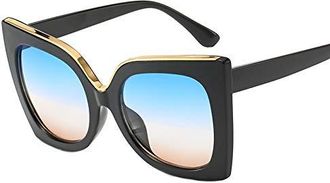 Generic Lunettes de soleil tendance à grand cadre pour hommes et femmes pour tir de rue ombrage extérieur (couleur : D, taille : moyen) 2026