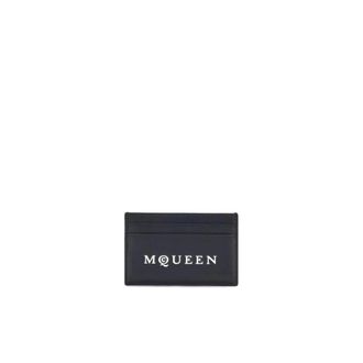 Alexander McQueen Logoed Lederkartenhalter mit Mehreren Slots - - Accessories - Herren - Schwarzk - ONE SIZE