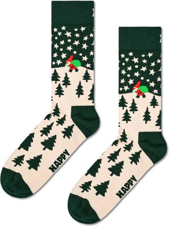 Happy Socks Socken mit weihnachtlichem Print und Stretch, X-Mas in