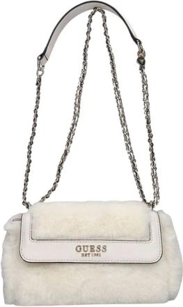 Guess Femme, Sacs, Blanc, Taille: ONE Size Mileva Shoulder Bag