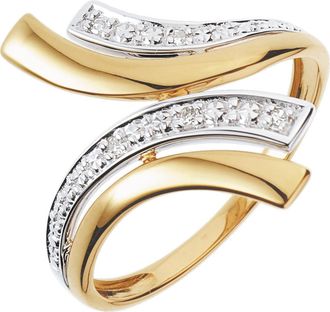 Edenly Diamantring Nofretete - Weißgold mit 5 Diamanten