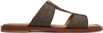 Michael Kors Pantoletten MICHAEL Michael Kors Berkley Flat 40S6BRFS1B Braun