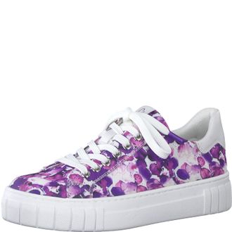 Marco Tozzi Damen Sneaker, flacher Absatz, Wechselfußbett, weiches FEEL ME Fußbett, ideal für Business und Freizeit