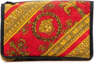 Versace Clutches - Terry Medusa Baroque Print Clutch - Gr. unisize - in Rot - für Damen
