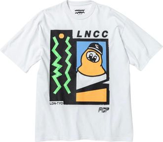 Beams Plus Homme, Tops, Blanc, Taille: S T-Shirt With Artwork By Shinknownsuke