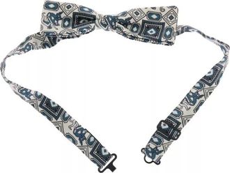 Dolce & Gabbana Homme, Accessoires, Blanc, Taille: 115 CM Coffret cadeau papillon en soie et ceinture en cuir