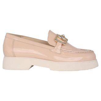 H&ouml;gl Beiger Lackleder Loafer f&uuml;r Damen - - Shoes - Damen - Beige - 37 1/2 EU