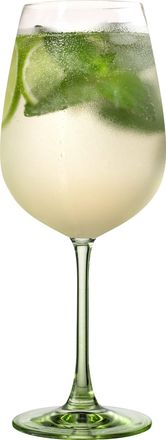 Eisch Eisch Glas Hugo im 2er Set mit grünem Fuß im Geschenkkarton