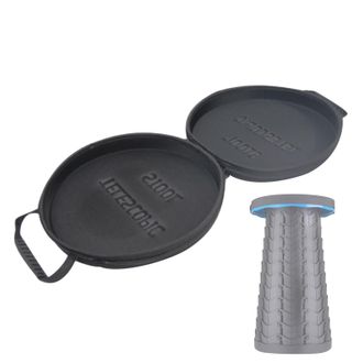 Generic Tragetasche f&uuml;r faltbaren Hocker, rund, mit Doppelrei&szlig;verschl&uuml;ssen, Teleskophocker, Hartschalen-Organizer, f&uuml;r Camping, Picknick, Skizzieren, Fotograf