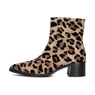 Stefano Lauran Leopardenmuster Stiefeletten Pe2023 - - Shoes - Damen - Mehrfarbig - 39 EU