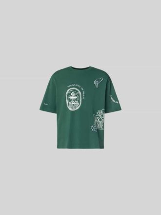 Maison Kitsun&eacute; Oversized T-Shirt aus Bio-Baumwolle
