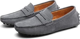 Generic Chaussures en cuir standard de grande taille pour sports de plein air, Gris + Chaussettes, 11