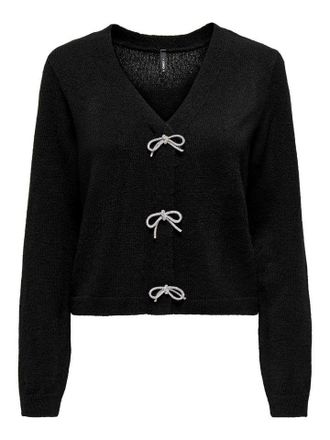 Only V-Ausschnitt-Pullover ONLDONNA LS V-NECK PULLOVER KNT