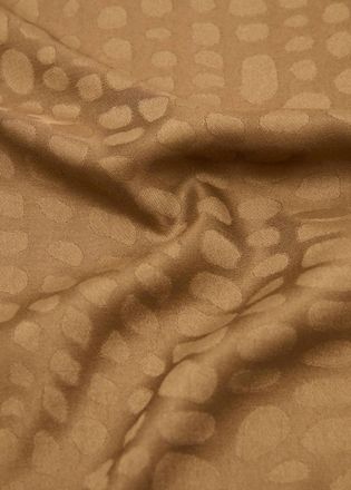 Mango Foulard en jacquard marron - Femme - Taille unique - MANGO