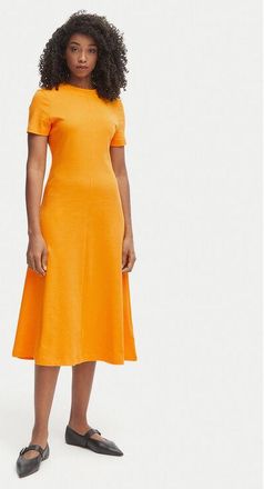 Tommy Hilfiger Kleid f&uuml;r den Alltag WW0WW50825 Orange Regular Fit