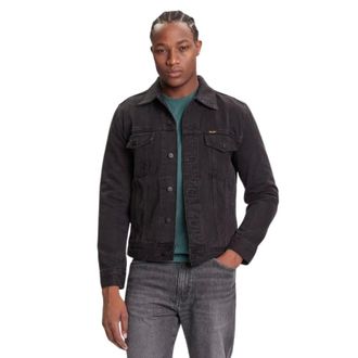 Wrangler Homme, Vestes, Noir, Taille: XL Veste en Jean Classique