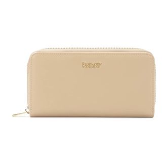 Kazar Beige minimalistische Lederbrieftasche - - Accessories - Damen - Beige - ONE SIZE