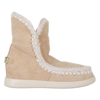 Mou Neuer Keilabsatz-Stiefel aus Wildleder - - Shoes - Damen - Beige - 37 EU