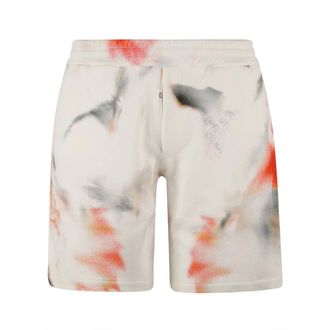 Alexander McQueen Obscure Flower Cotton Shorts - - Shorts - Herren - Mehrfarbig - L