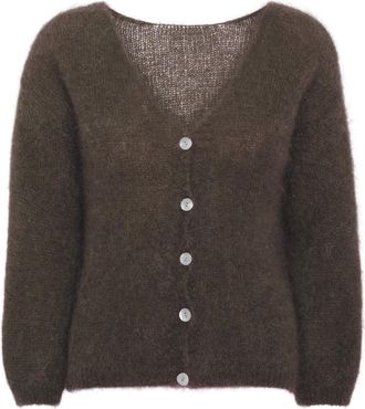Americandreams Americandreams, Femme, Pulls, Gris, Taille: 40 FR Cornelia LS Cardigan