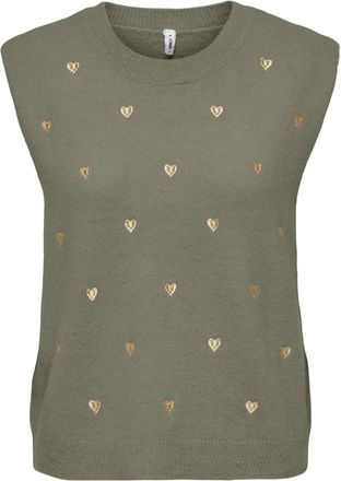 Only Onlmelody Sl Embroidery O-Neck Cs KNT