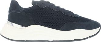 Mallet Footwear Herren Sneaker Packington, Wildleder (Marineblau)