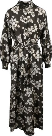 Aspesi Femme, Robes, Noir, Taille: 38 FR Tunica in Satin