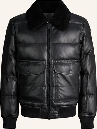 Strellson Lederjacke schwarz
